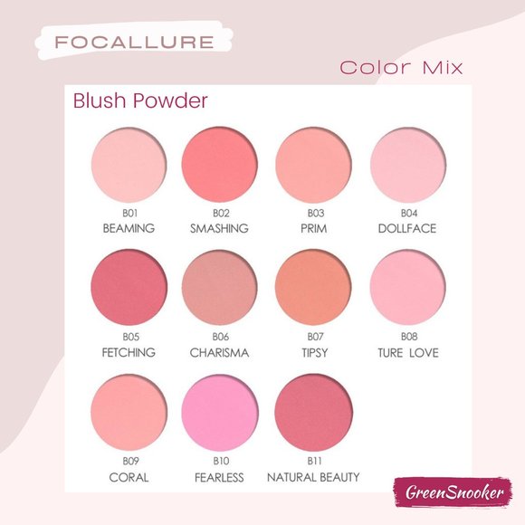 Focallure | Makeup | Focallure Color Mix Blush Powder B6 Charisma ...